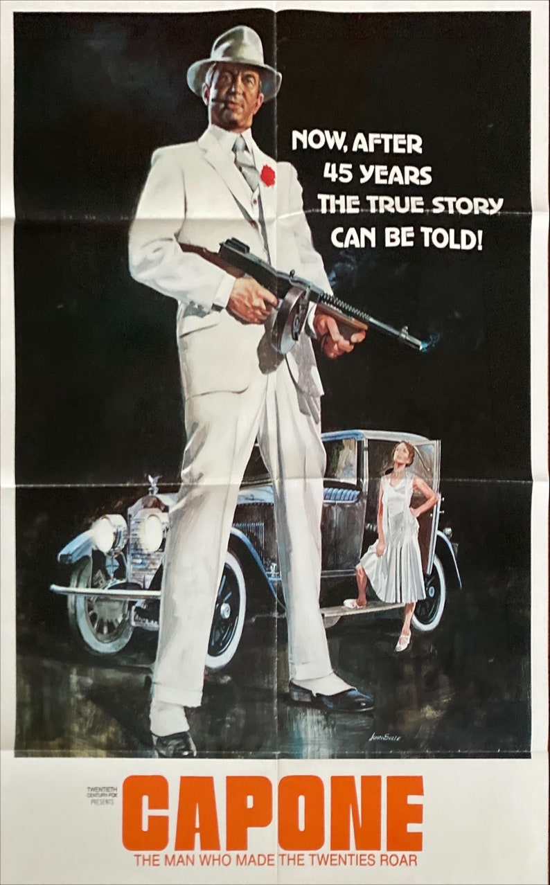 Capone (1975) One Sheet Movie Poster - Style B - Etsy