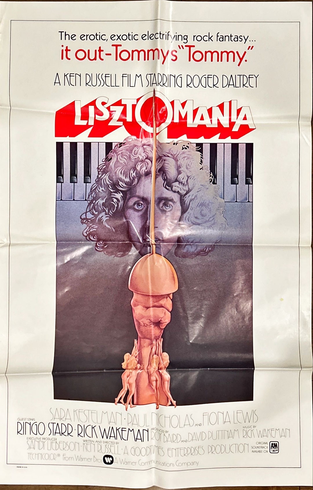 Lisztomania 1975 One Sheet Movie Poster - Etsy