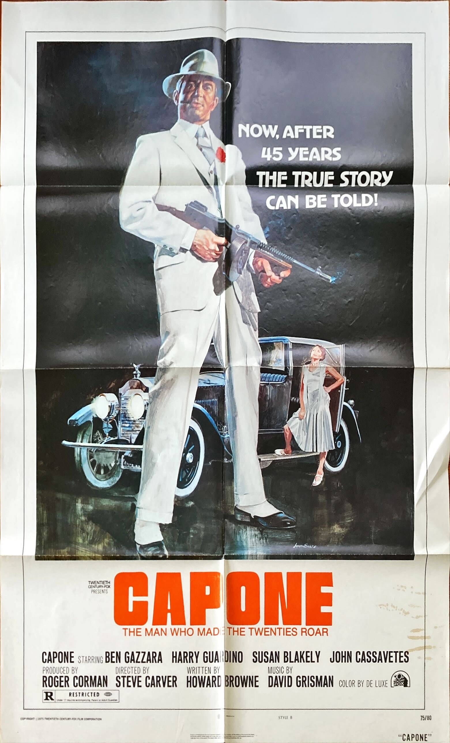 Capone 1975 One Sheet Movie Poster Style B - Etsy