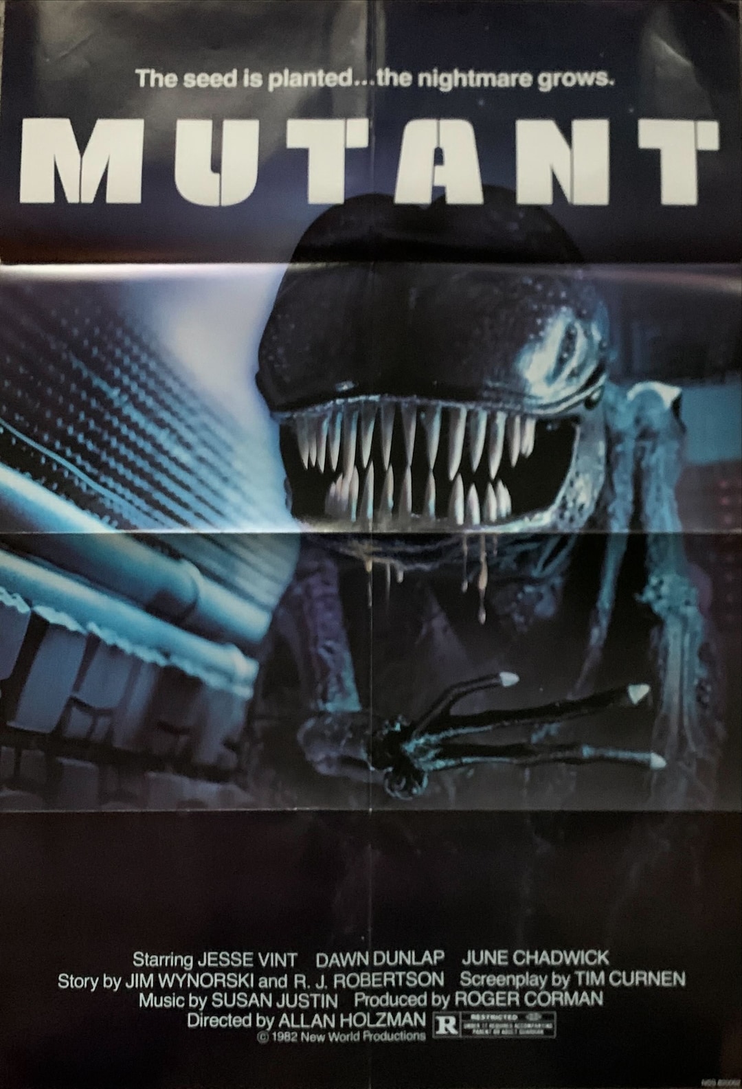 FORBIDDEN WORLD (ALSO Released as "mutant"), 1sh '82 Roger Corman - Etsy