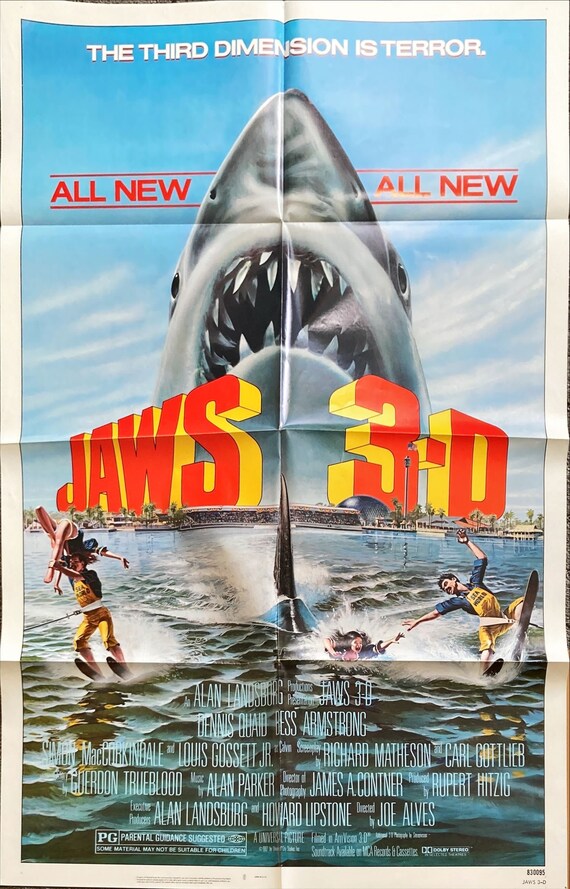 Jaws 3d Movie Poster