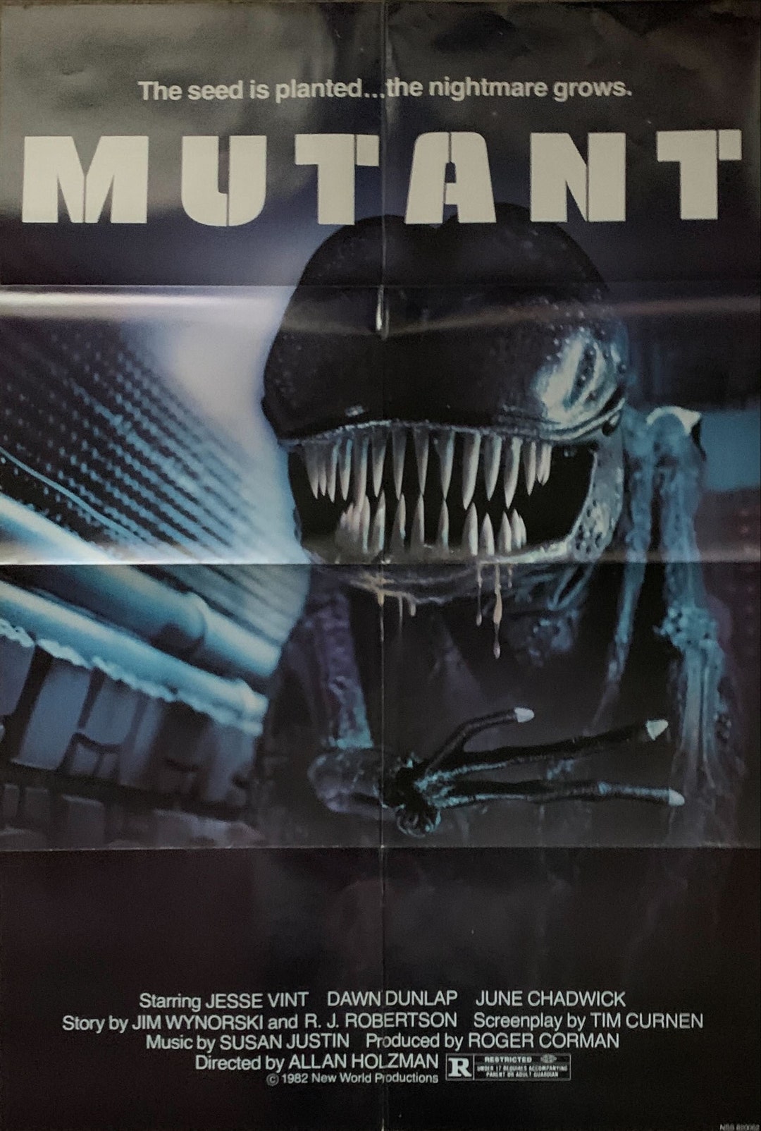 FORBIDDEN WORLD (ALSO Released as "mutant"), 1sh '82 Roger Corman - Etsy