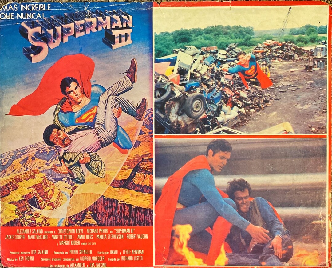 240 Superman 3 4 Mexican Lobby Cards - Etsy