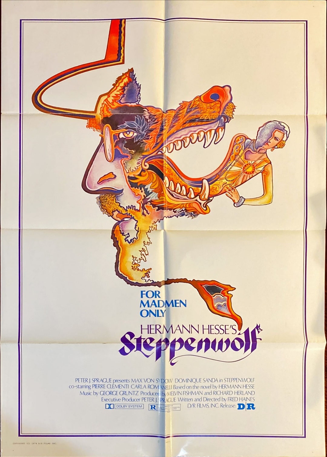 Steppenwolf (1974) One Sheet Movie Poster - Etsy