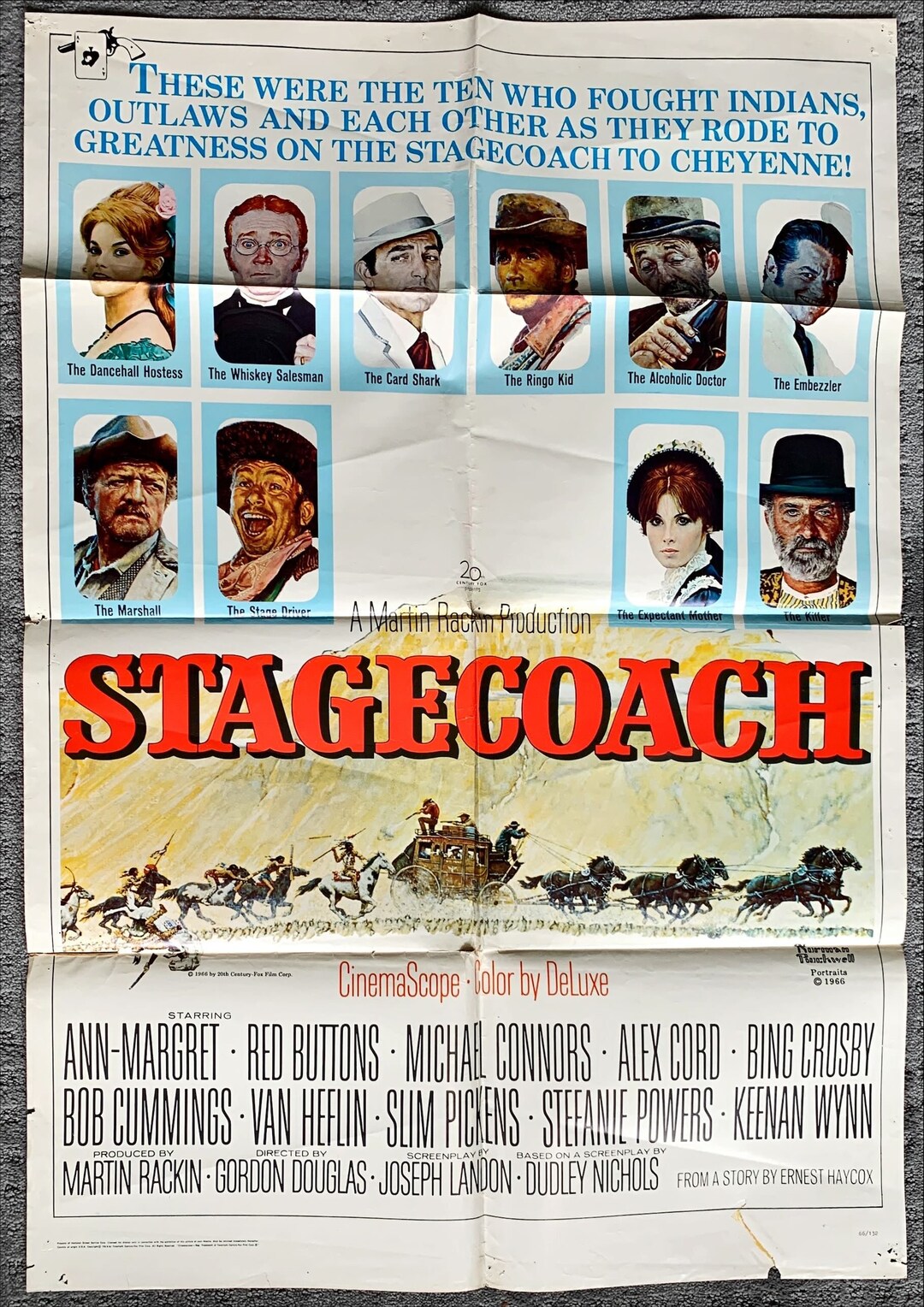 Stagecoach (1966) One Sheet Movie Poster - Etsy