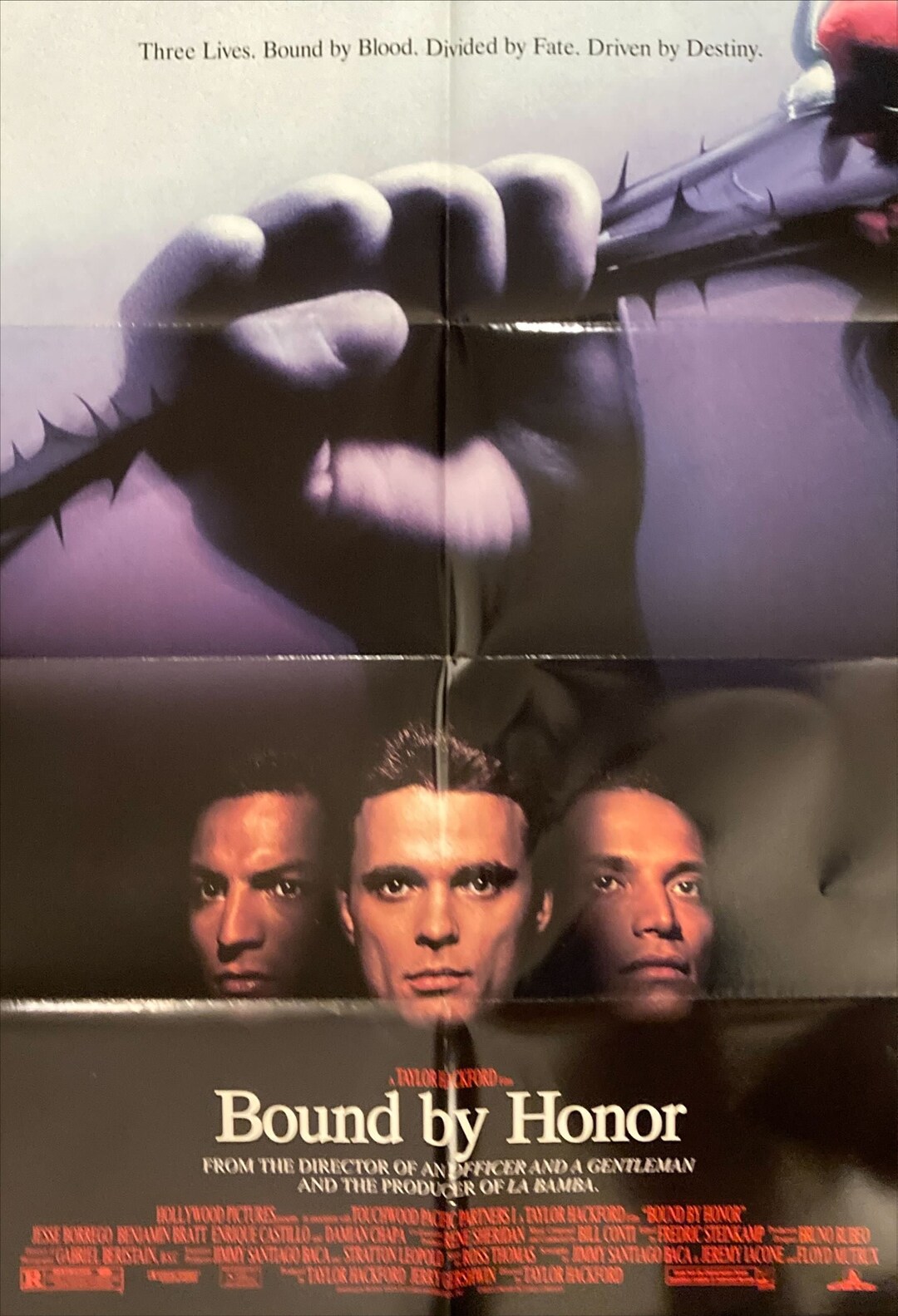 2298 Bound by Honor DS 1sh 1993 Jesse Borrego, Benjamin Bratt - Etsy