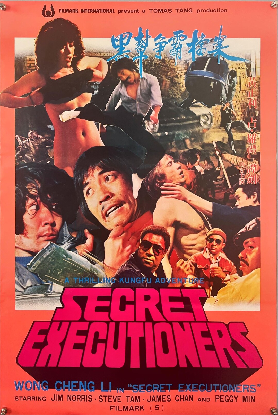 Secret Executioners (1982) Chinese Movie Poster - Etsy