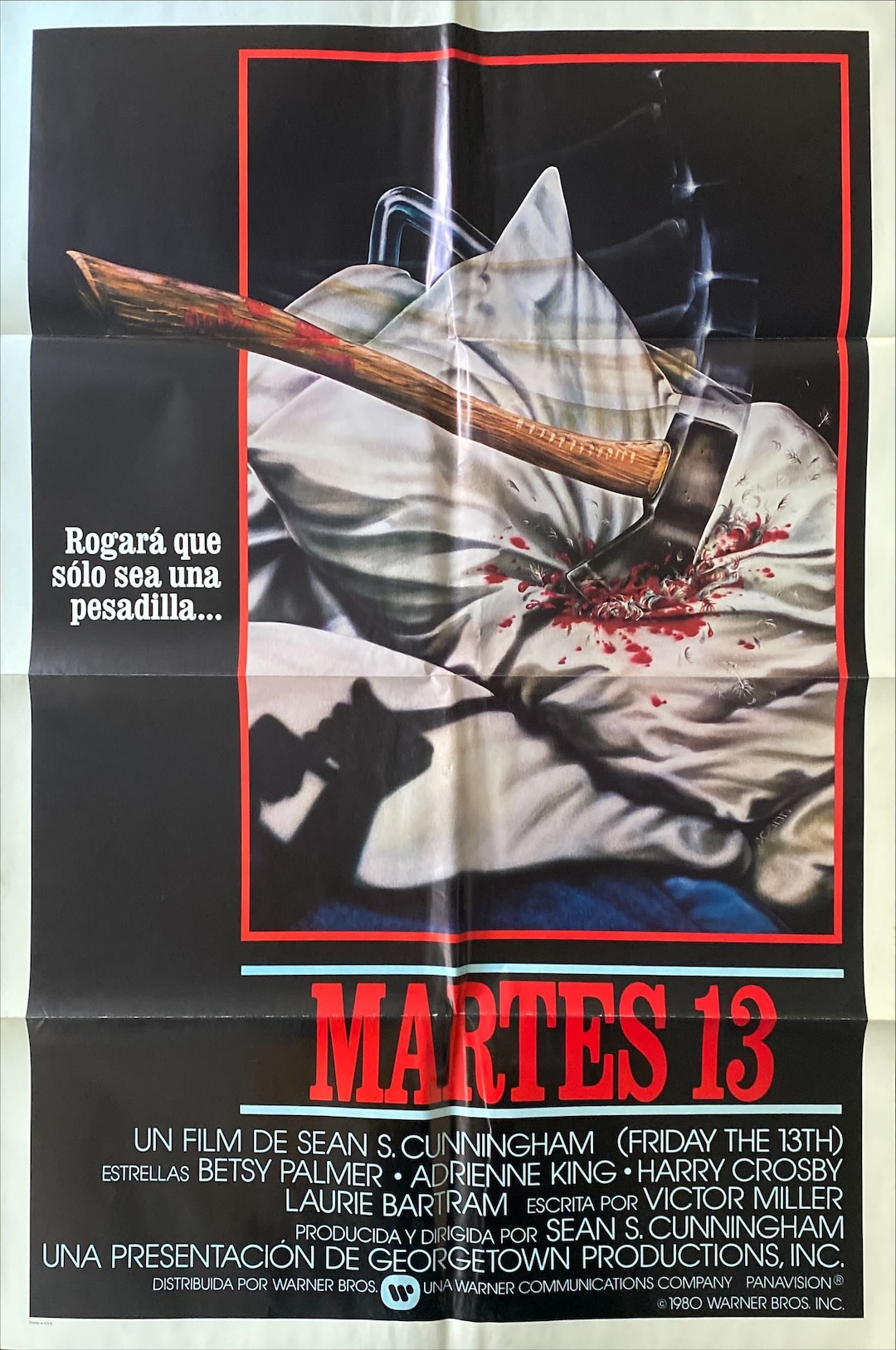 Friday the 13th (1980) One Sheet Movie Poster - SPAN - Etsy