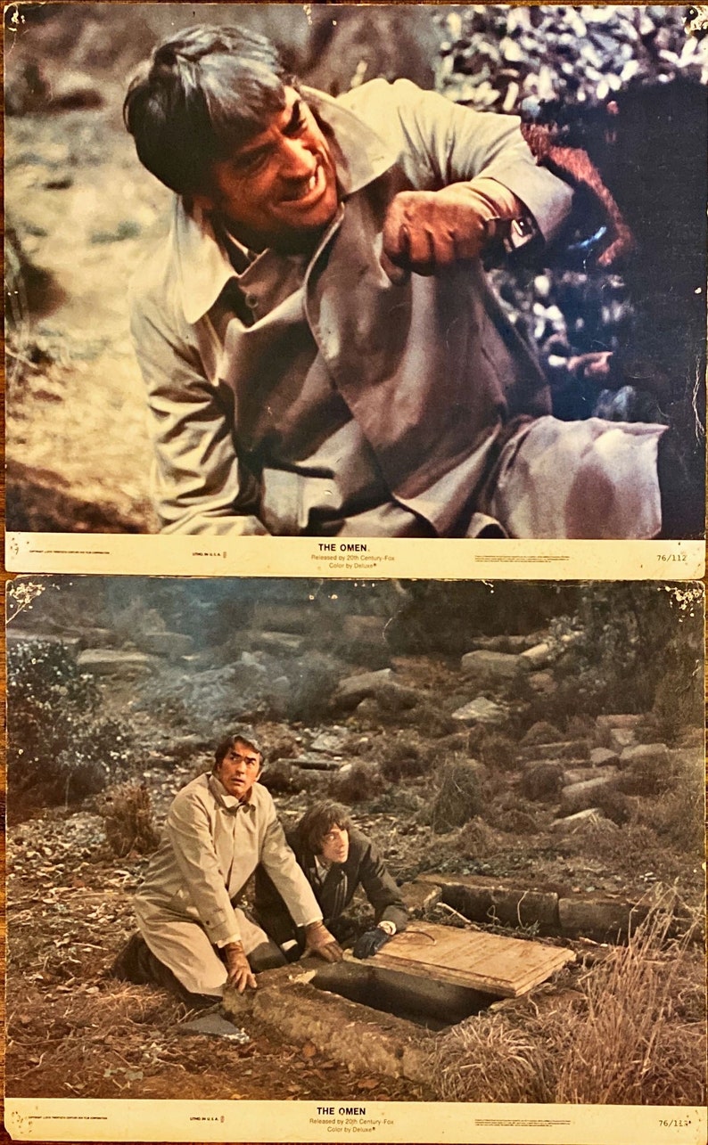 Horror Lobby Cards Bundle Set of 9 Original 70s/80s Omen Poltergeist ...