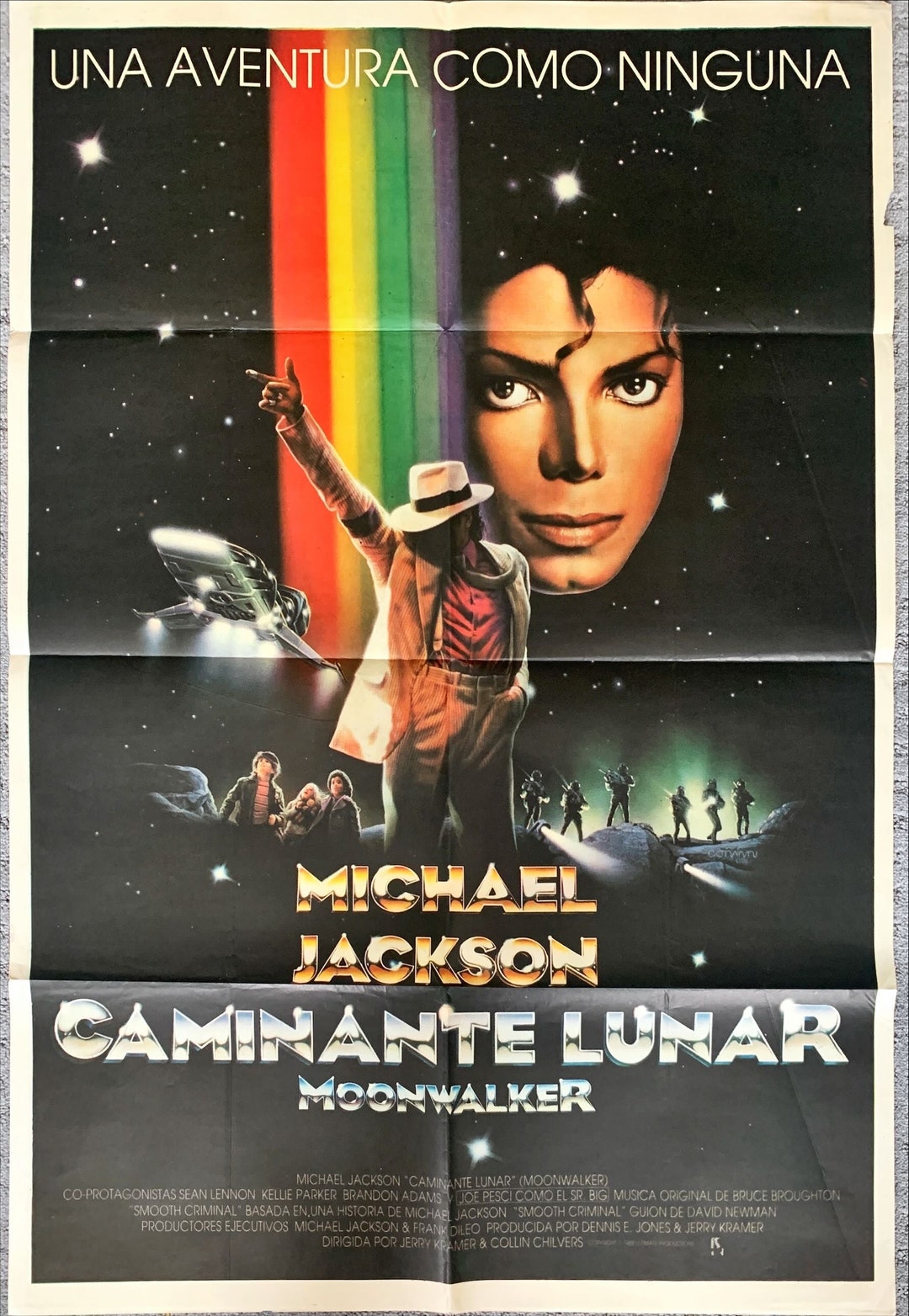 Moonwalker (1988) One Sheet Movie Poster - Michael Jackson, ARG - Etsy