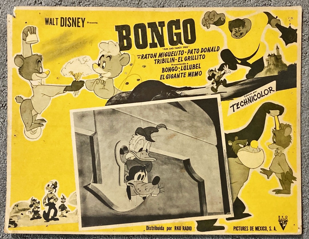 2079 Walt Disney's Fun and Fancy Free Mexican Lobby Card - Etsy