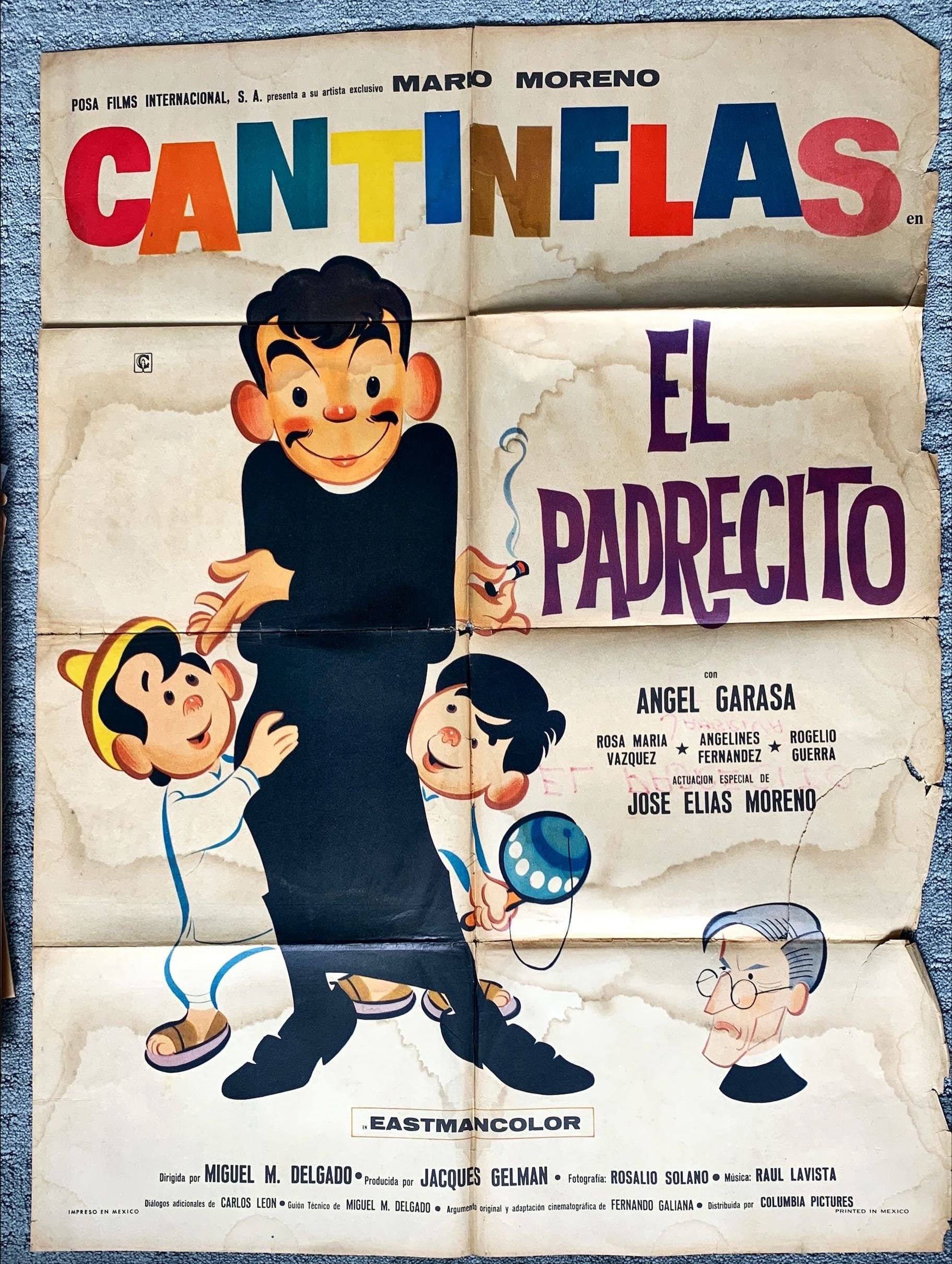 Cantinflas El Padrecito 1964 One Sheet Movie Poster MX. Cantinflas - Etsy