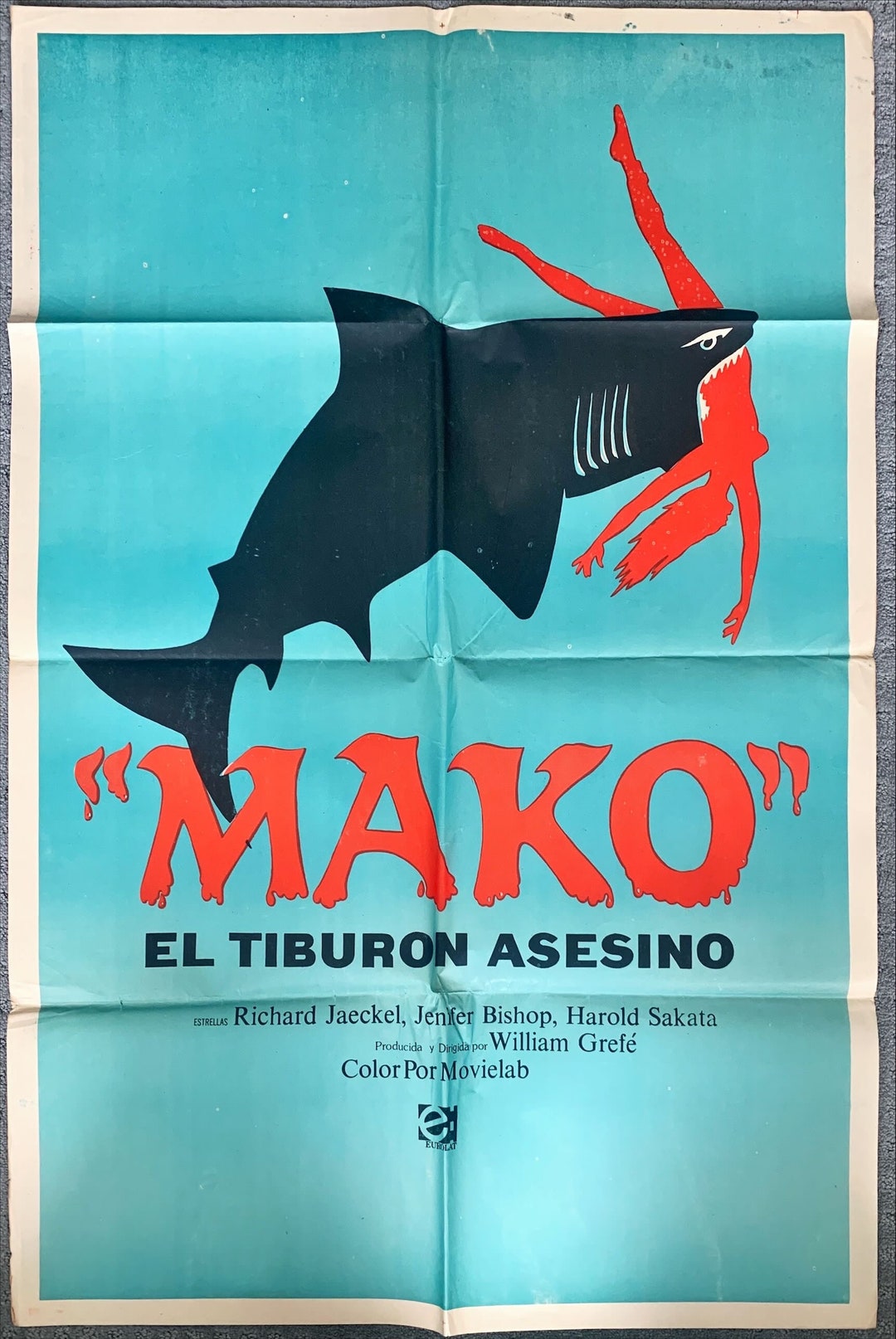Mako Killer Shark () One Sheet Movie Poster - SPAN - Etsy