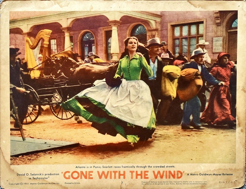 Gone With the Wind (1939) Lobby Card - Etsy