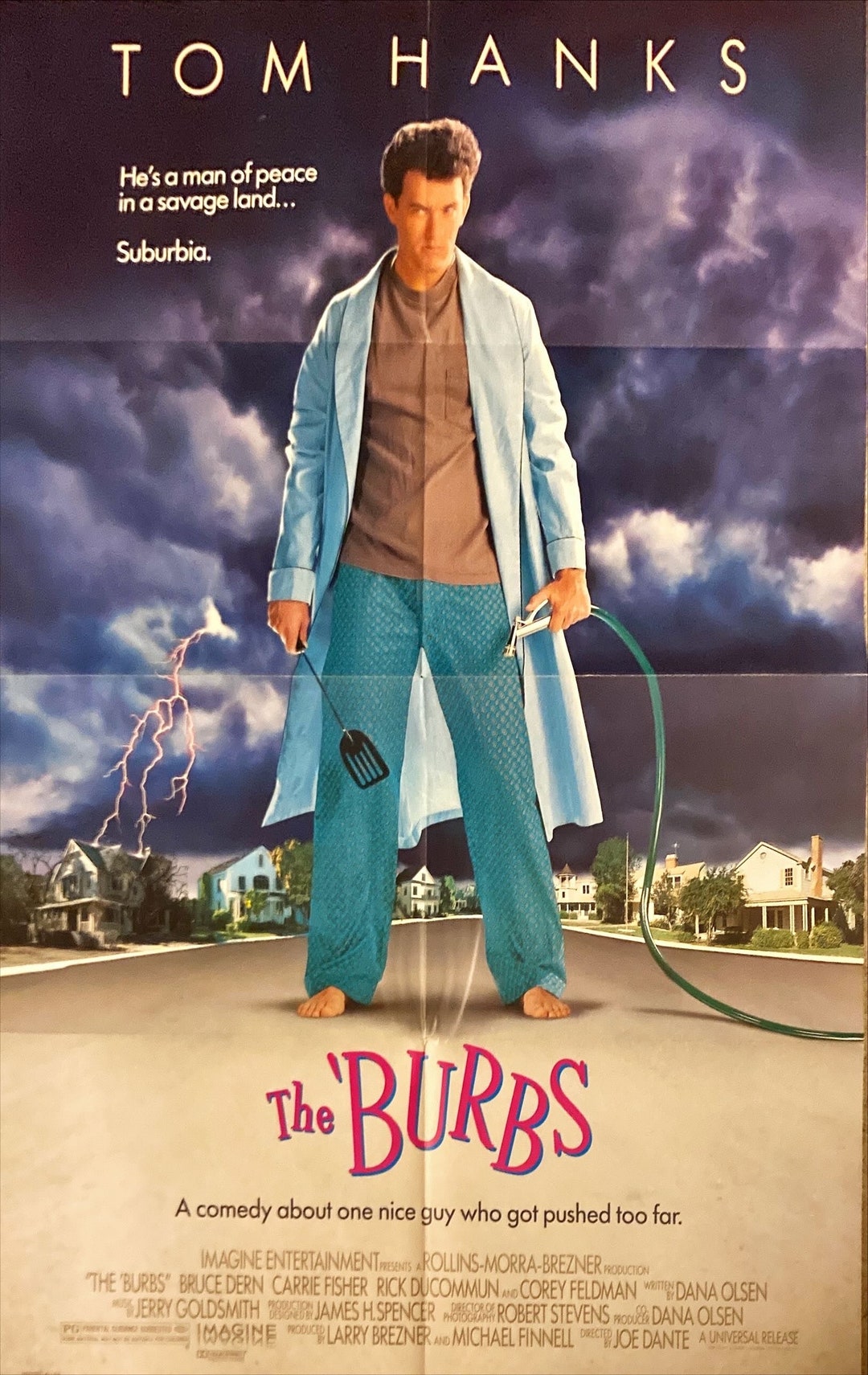 The Burbs 1989 One Sheet Movie Poster Double Sided - Etsy