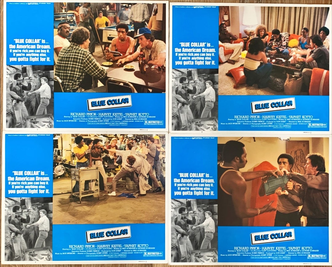 688 BLUE COLLAR 4 Color Lobby Cards 1978 Richard Pryor - Etsy