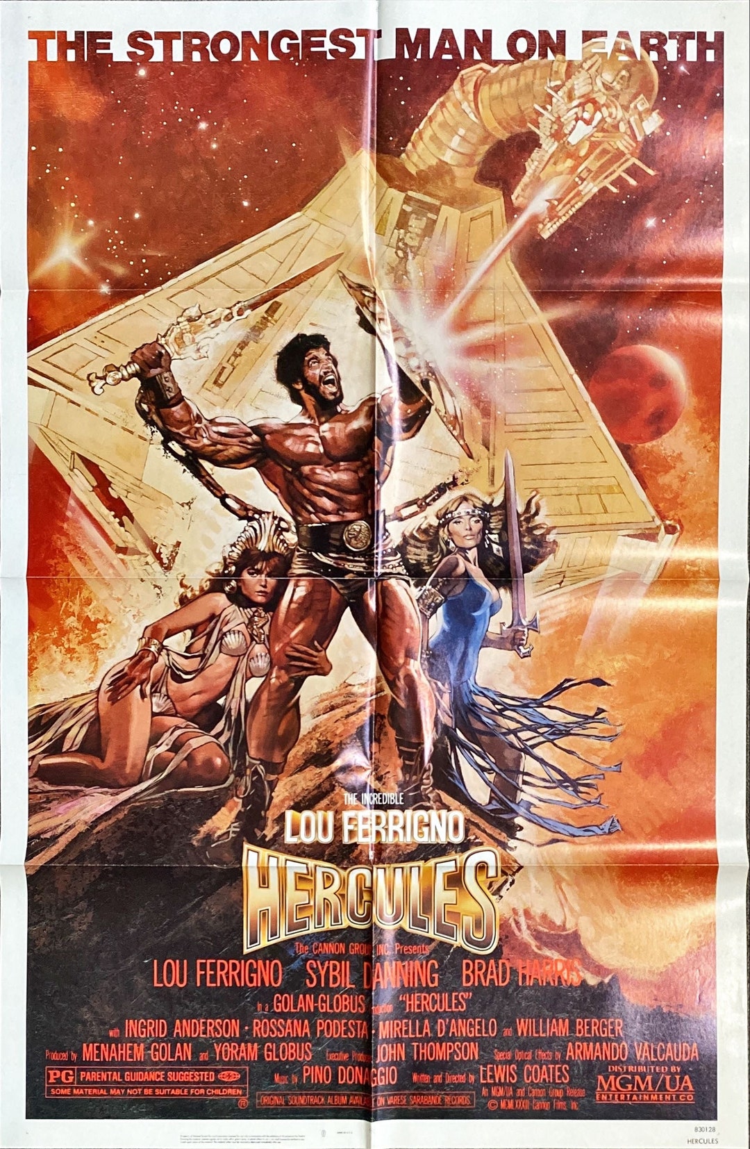 Hercules (1983) One Sheet Movie Poster - Etsy