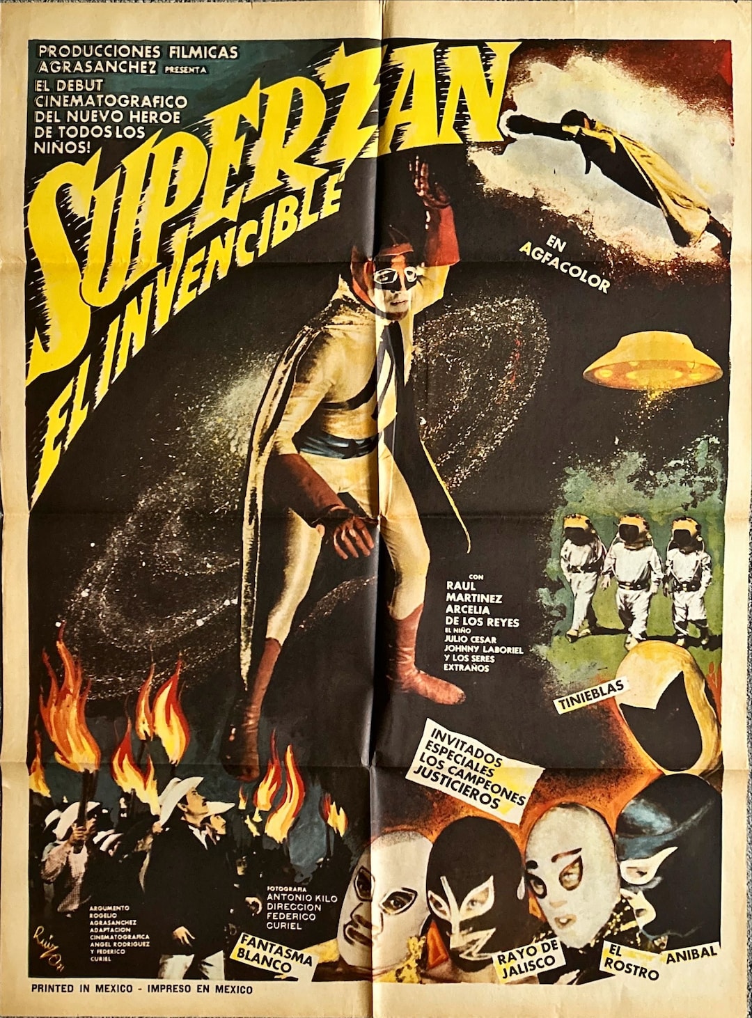 Superzan El Invencible (1971) Original Mexican Movie Poster - Etsy