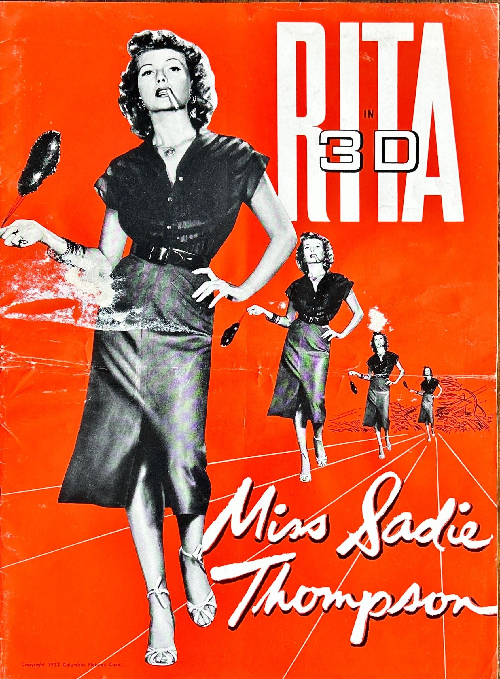 Miss Sadie Thompson 1953 Pressbook 3D, Rita Hayworth - Etsy