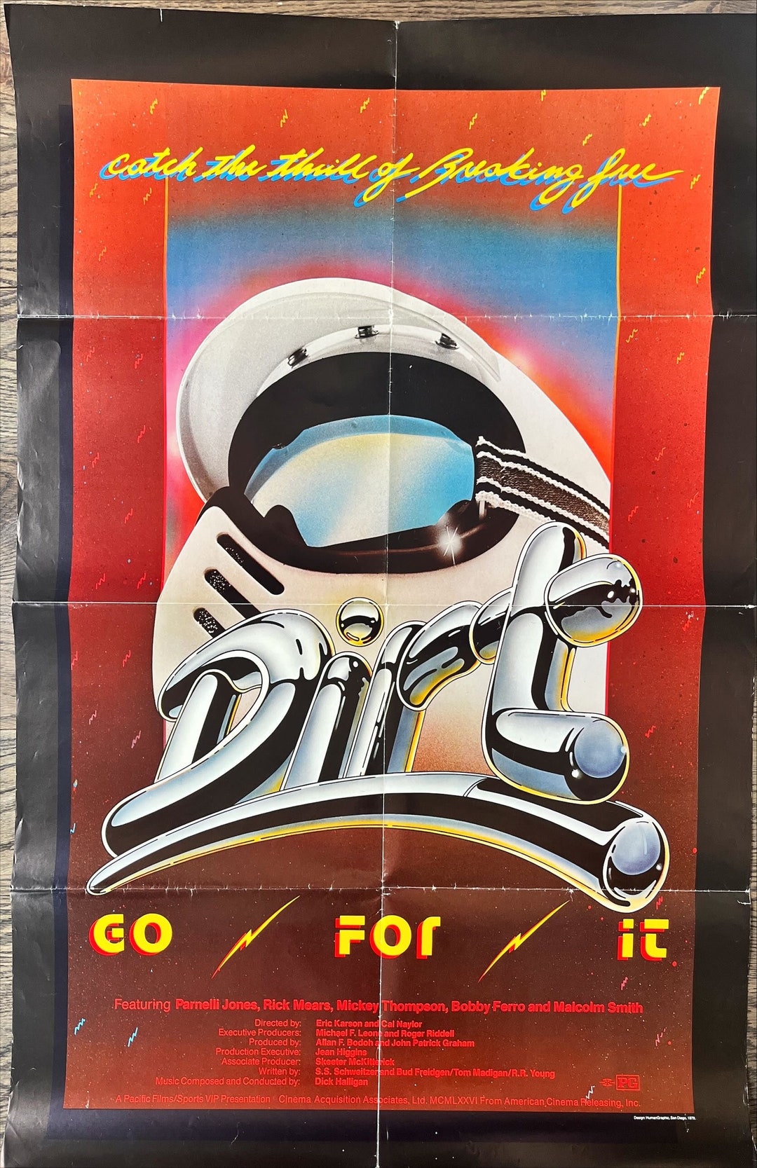 Dirt Video Poster 1979 Off-road Racing Tribute, Parnelli Jones, Rick ...