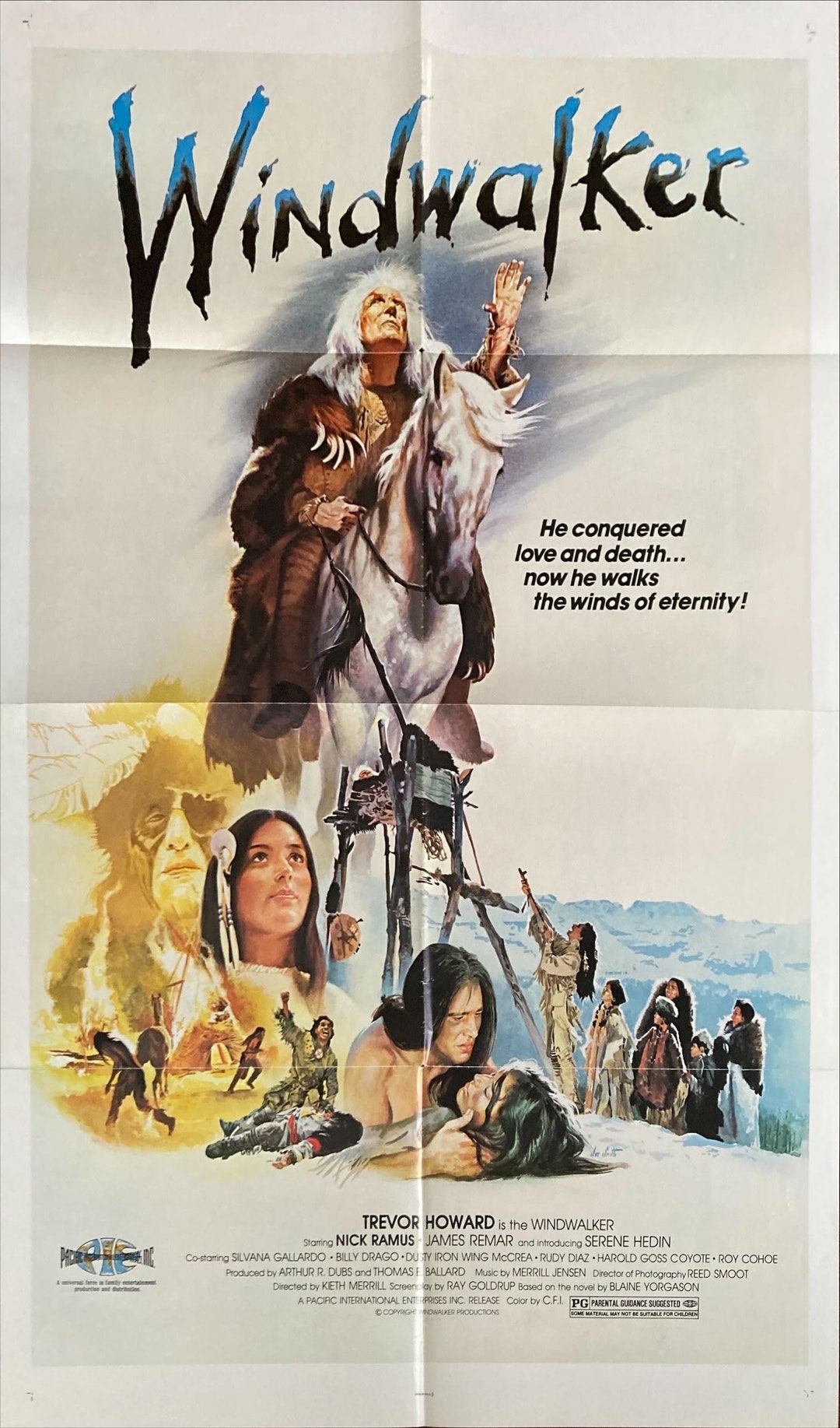 Windwalker (1980)original Movie Poster, Native American Indian Cowboy ...