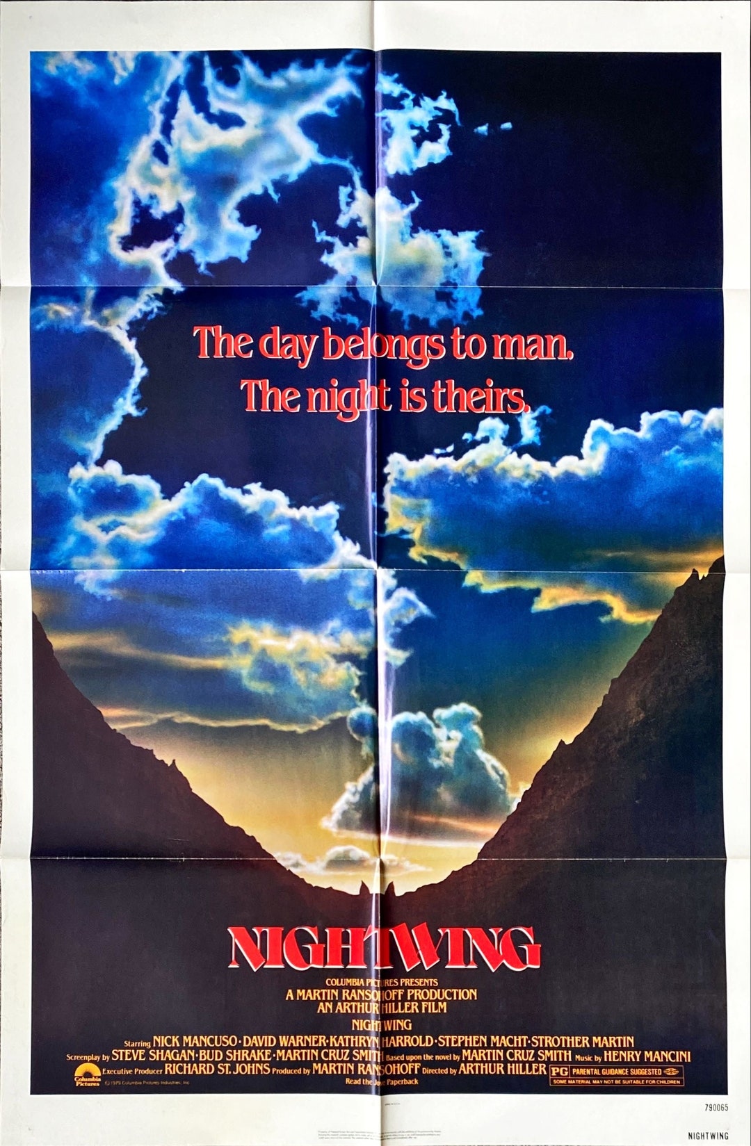 1200 NIGHTWING 1sh 1979 Nick Mancuso, David Warner, Kathryn Harrold ...