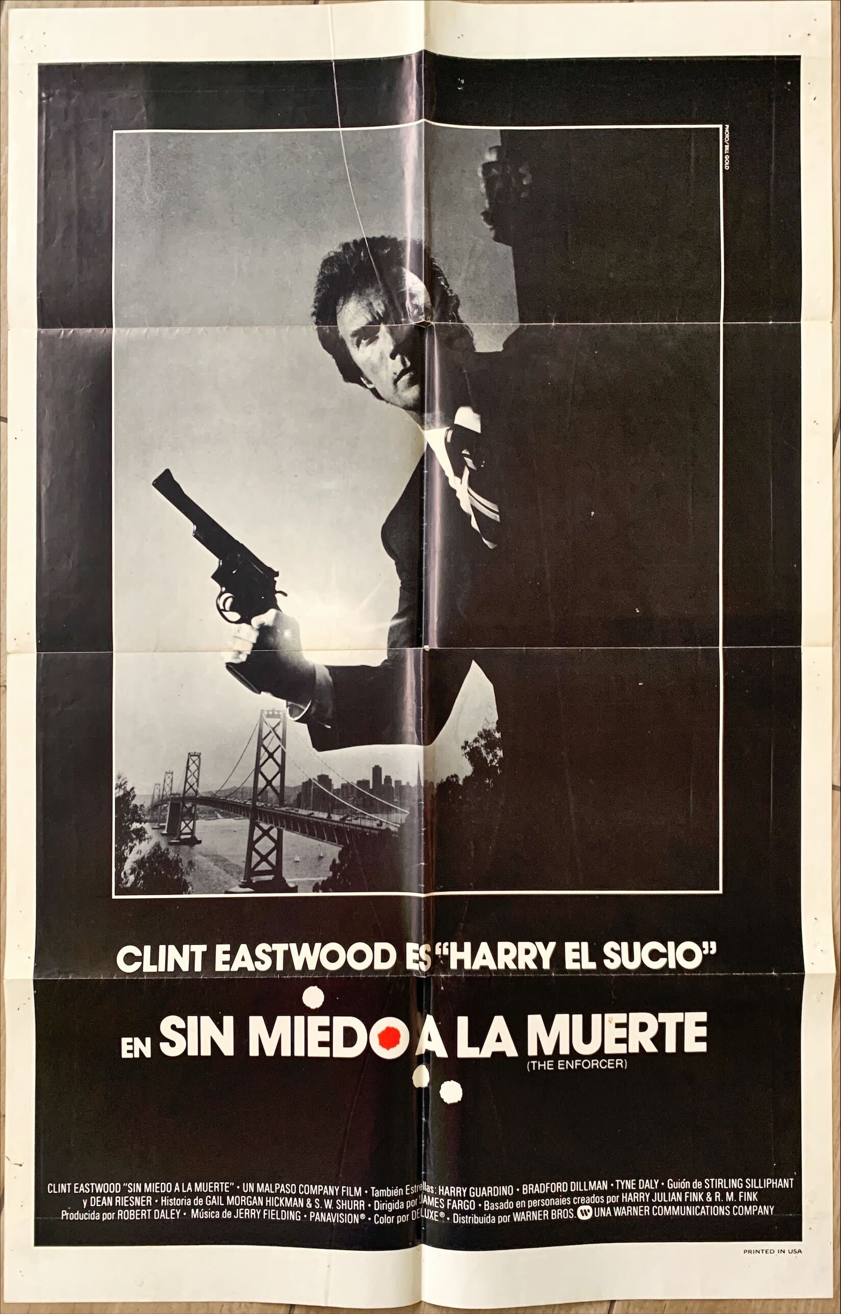 The Enforcer 1976 One Sheet Movie Poster SPAN, Clint Eastwood - Etsy