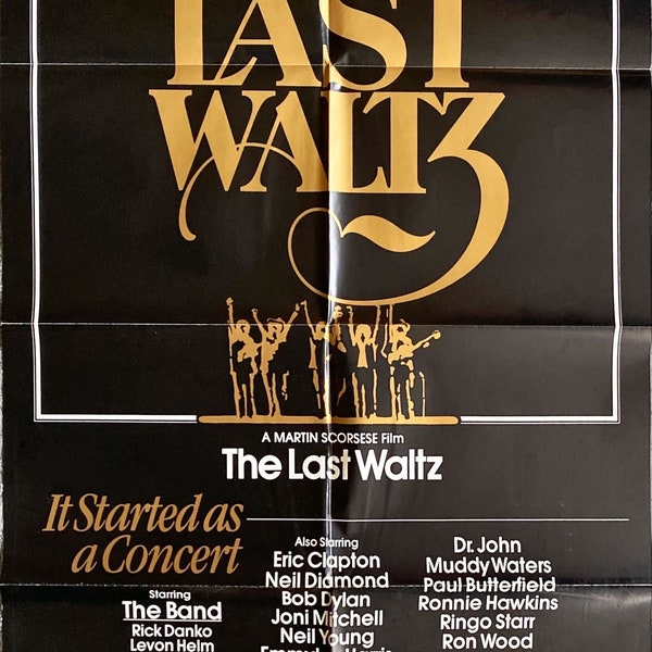 The Last Waltz Poster - Etsy