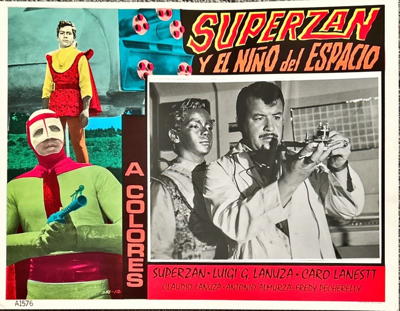 Superzan Y El Nino Del Espacio 1972 8x Lobby Cards MX - Etsy