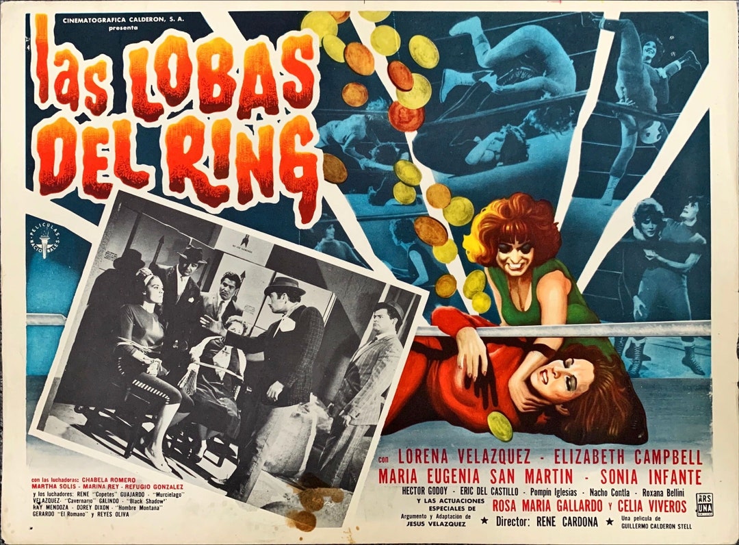 Lobas Del Ring (1965) 2x Lobby Cards - MX - Etsy
