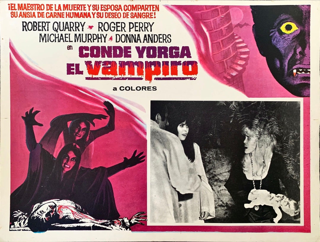 324) Count Yorga the Vampire Mexican Lobby Card - Etsy
