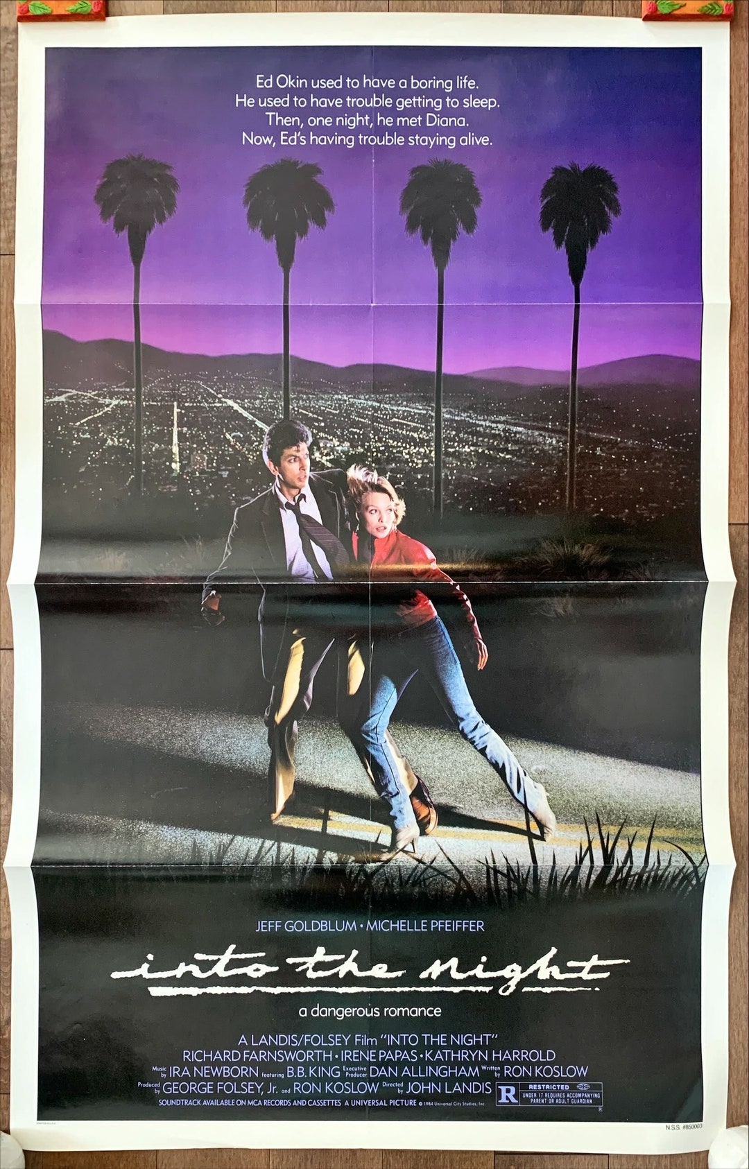 Into the Night Original Movie Poster - Etsy