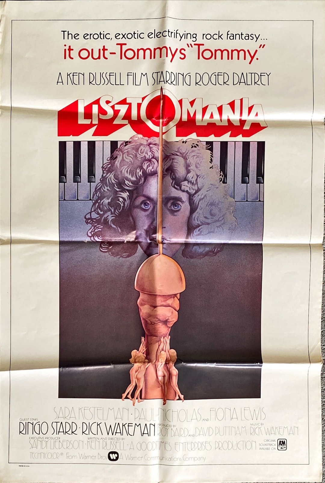 Lisztomania (1975) One Sheet Movie Poster - Etsy