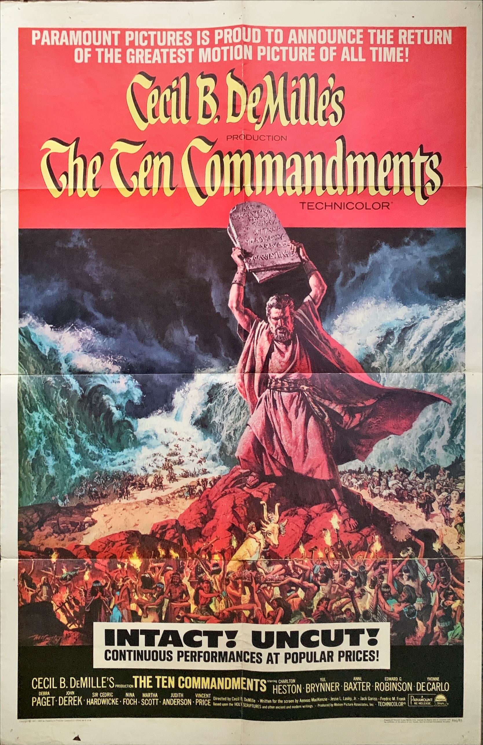 Cecil B Demille Ten Commandments