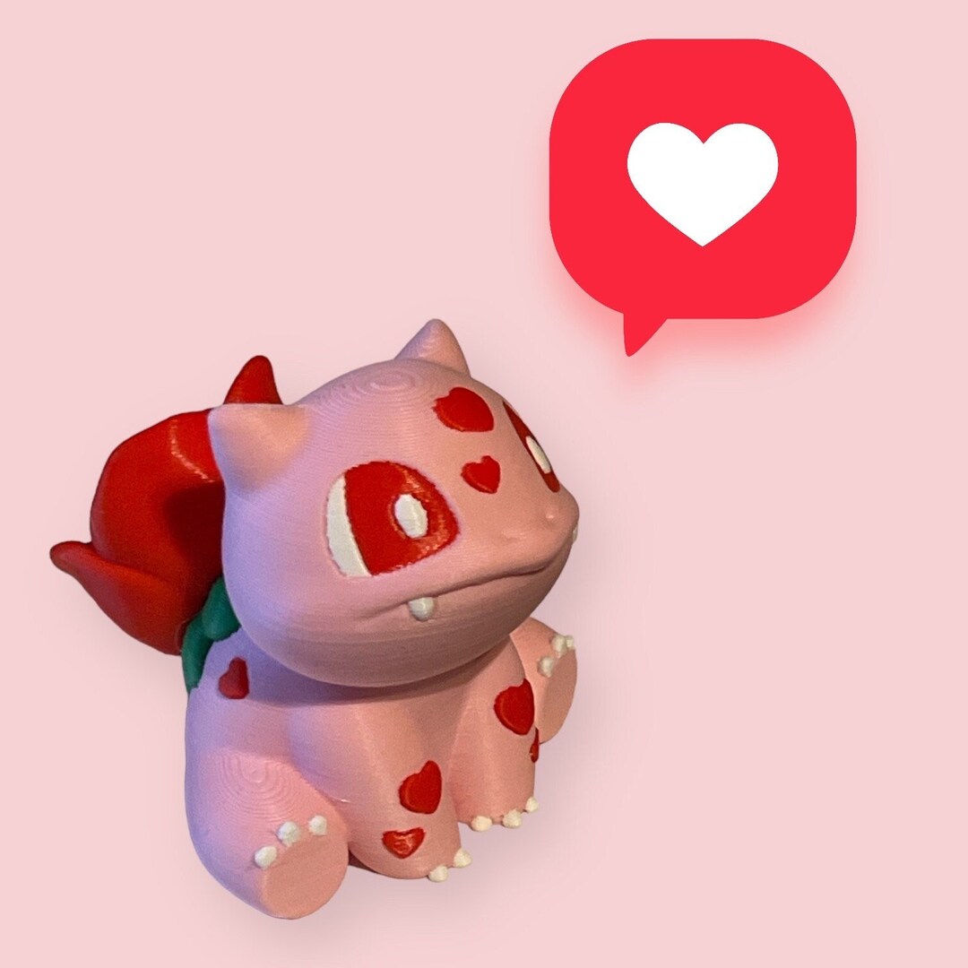 Rose Bulbasaur Roseasaur 3D Printed Pokémon - Etsy