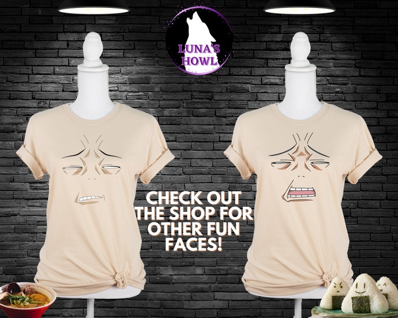 Soul Crushing Cringe Face Utter Dicontent T-shirt Anime Otaku Funny Pun ...