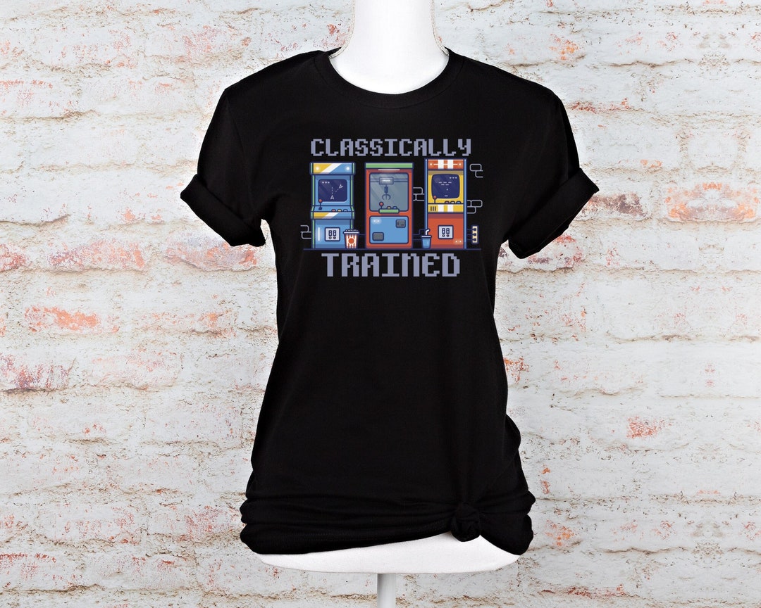 Classically Trained Arcade Retro Vintage Gamer Square Indoor Pillow ...