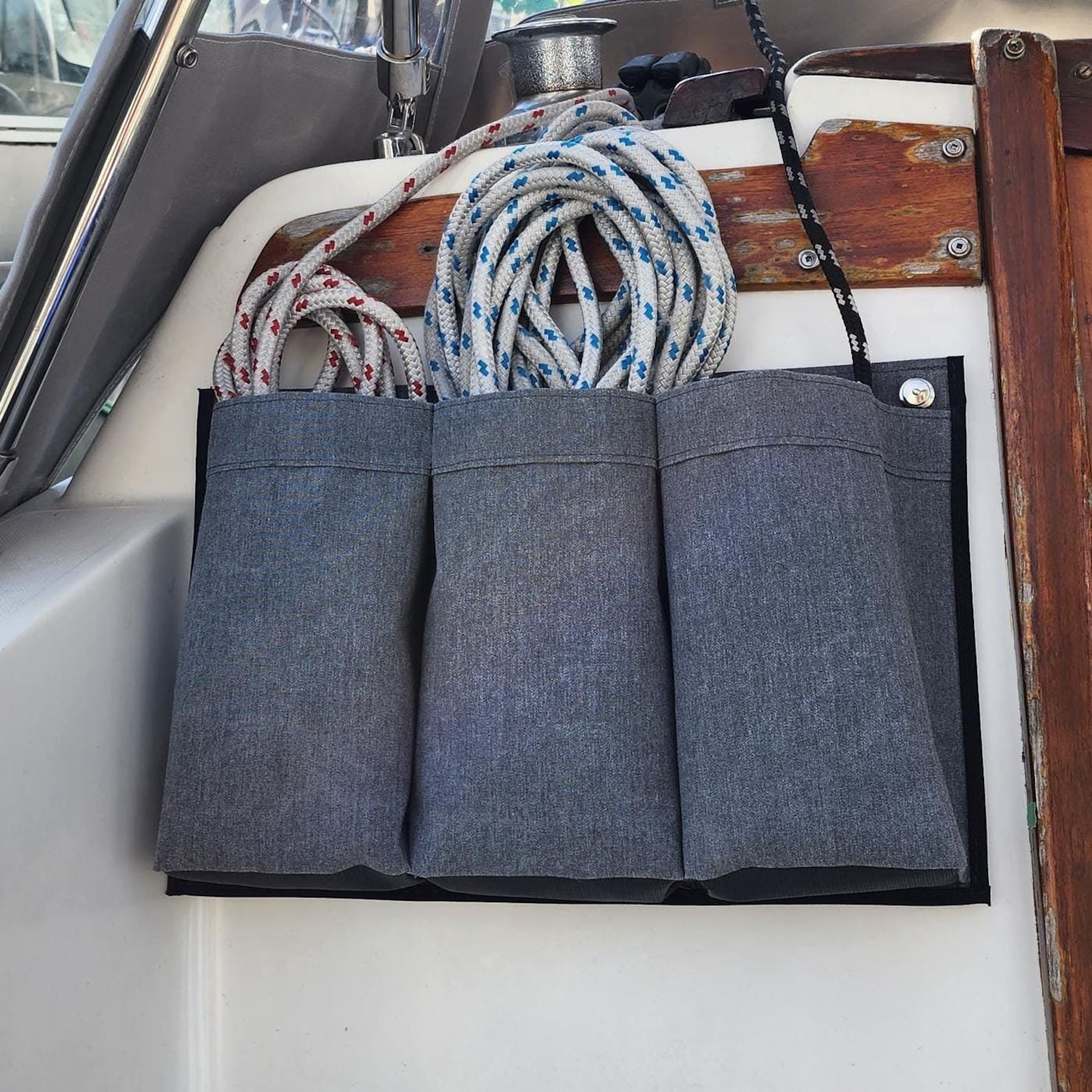 Halyard Bag, Sail Winch Rope Storage, Sheet Bag, Sail Bag, Garden Bag ...