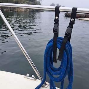 Adjustable Straps for Boat! Rope, Cord, Dock Line Organizer for Onboard ...