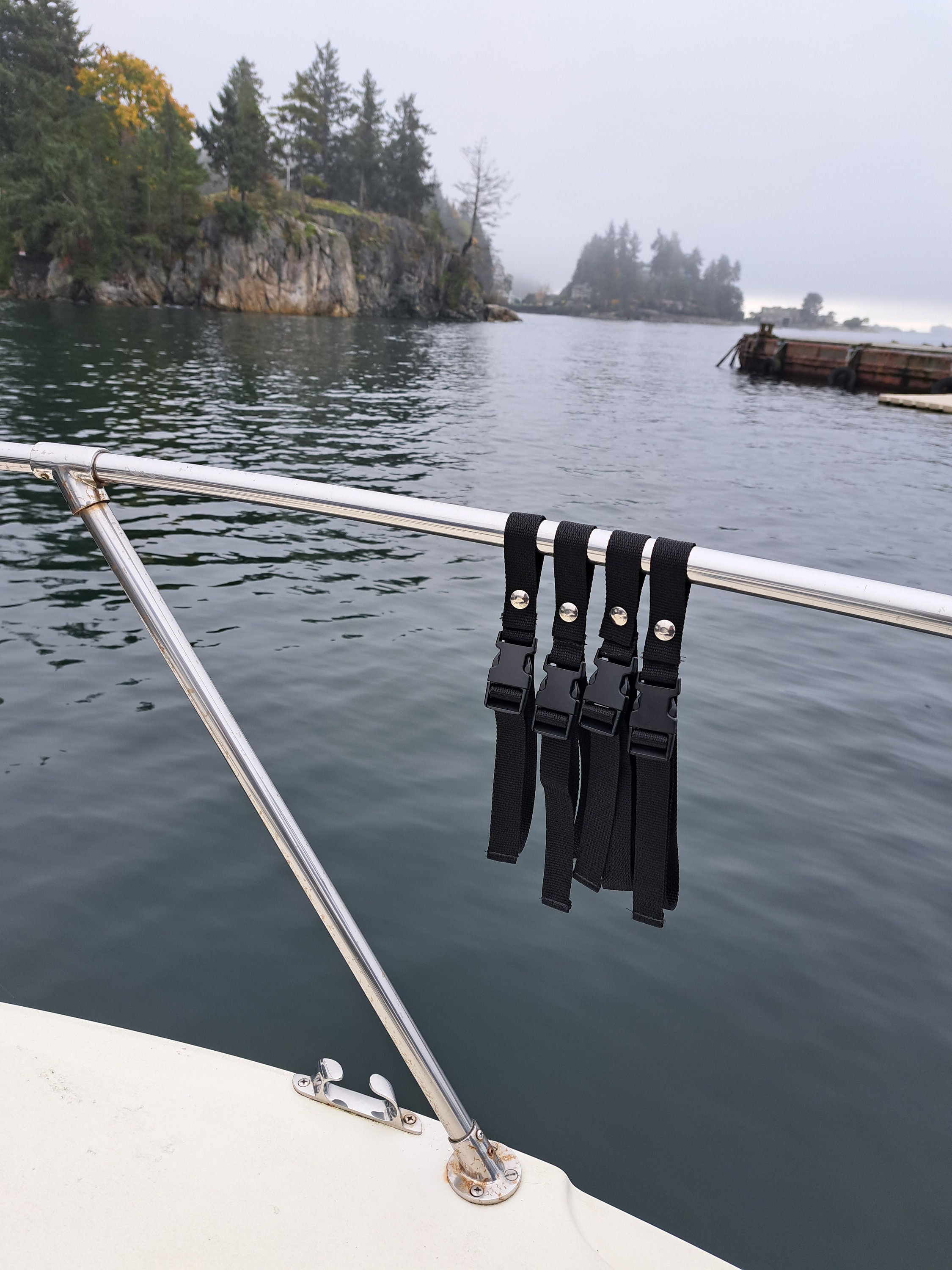 Adjustable Straps for Boat! Rope, Cord, Dock Line Organizer for Onboard ...