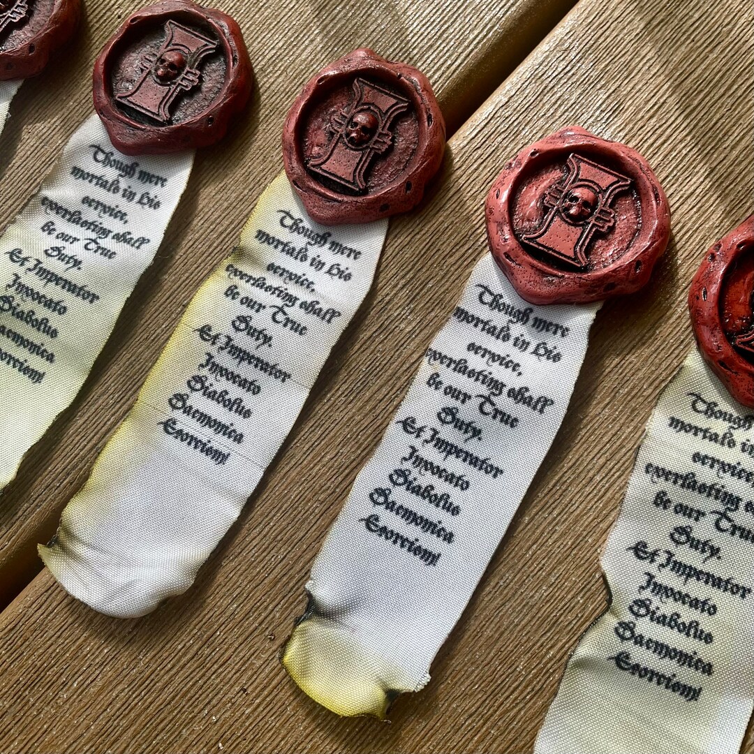 Inquisition Purity Seal; Sturdy Resin Seal Pin Brooch Red Reflective ...