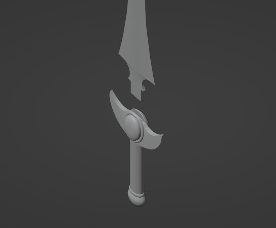 High Elf Sword 3D Print STL File, Real Size Cosplay Sword - Etsy