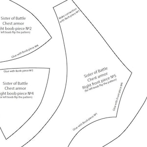 Battle Sister Armor Costume Patterns; Basic Shape - Etsy