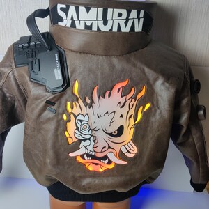 Cyberpunk Cosplay Jacket Samurai Tour Handmade - Etsy
