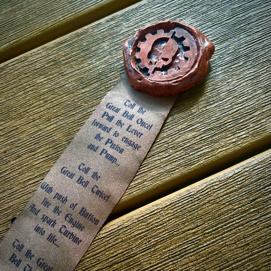 Mechanic Purity Seal; Sturdy Resin Seal Pin Brooch Red Reflective ...