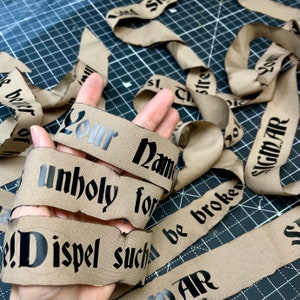 Prayer Wraps Sigmar / Cosplay Costume Fabric Oath Ribbons - Etsy