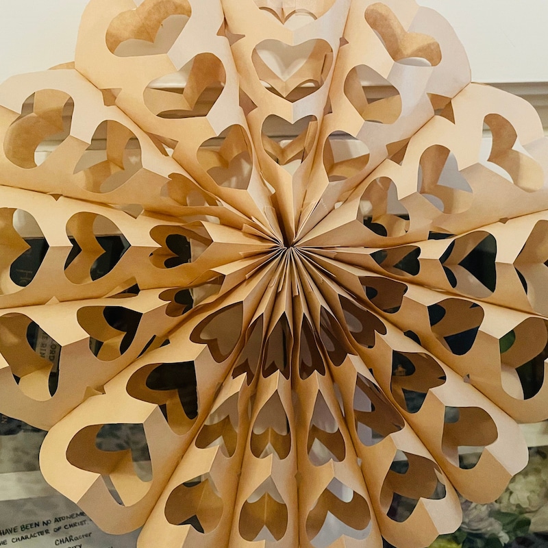 3d Paper Snowflakes Template - Etsy