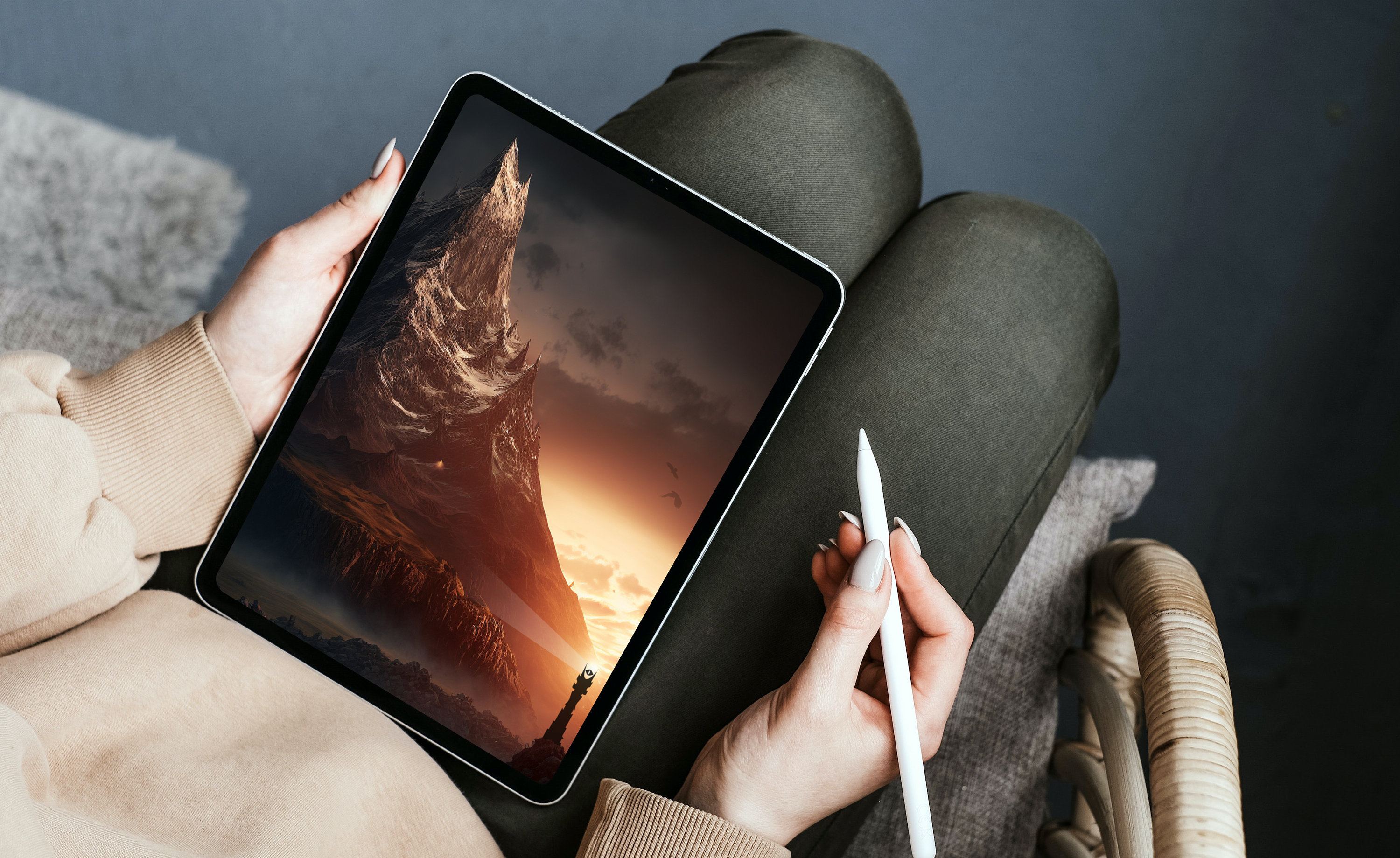 Mount-doom-white-border-digital Download 24x36 Inches Poster - Etsy