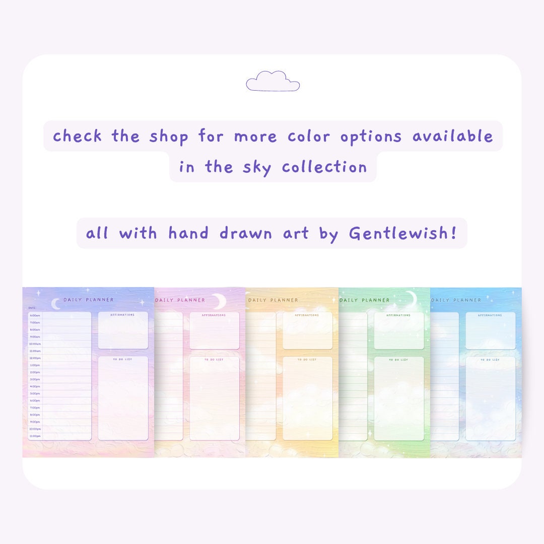 BUNDLE Cute Digital Weekly Planner Cute Daily Planner, Kawaii Digital ...