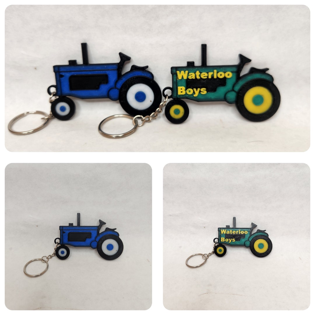 Tractor Key Chain | Club | Name | Orgizination - Etsy